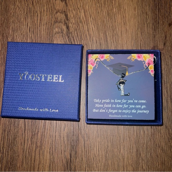Swarovski | Jewelry | Nwt L Initial Necklace Graduation Custom Letter ...